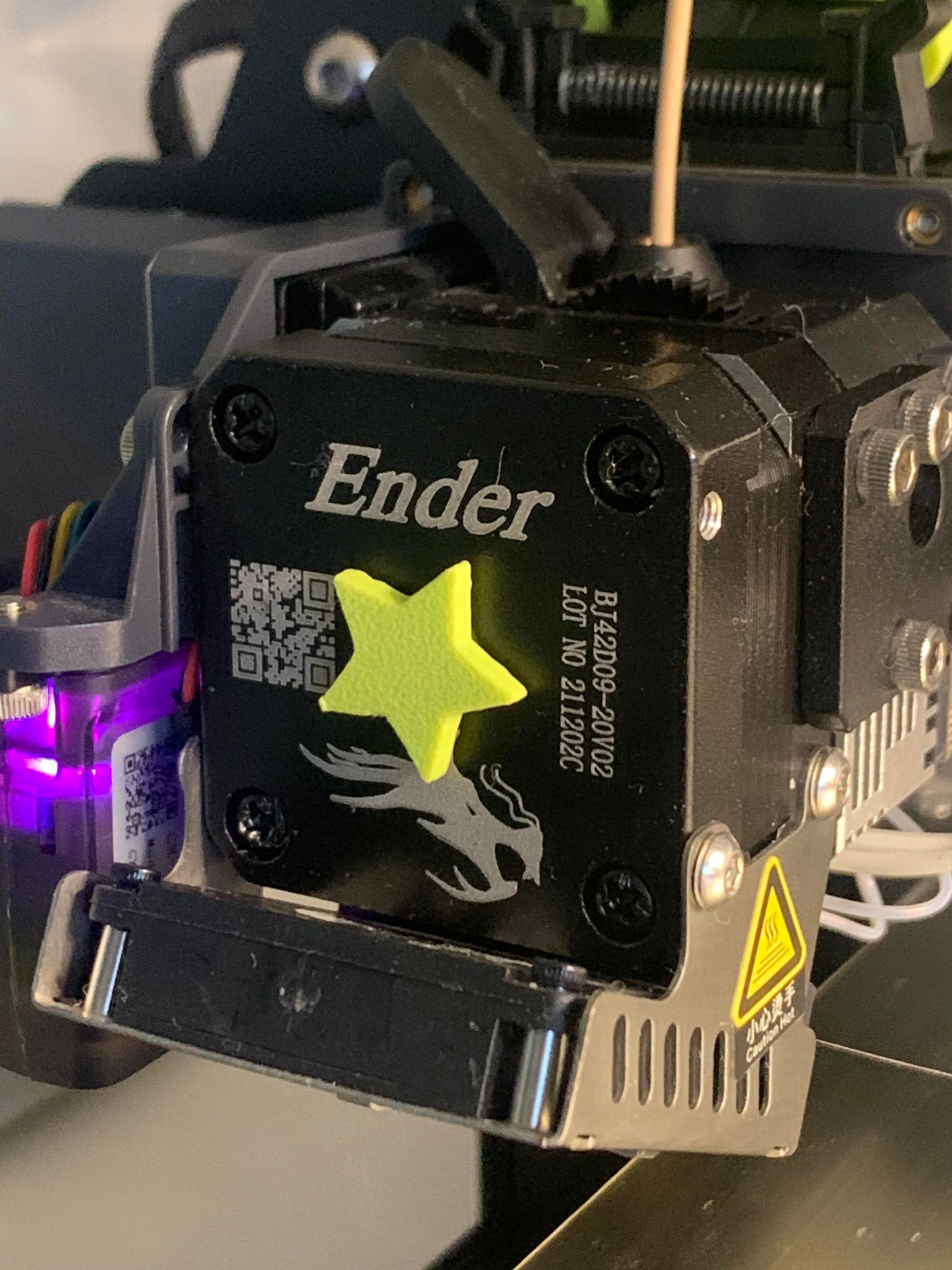 Ender 3 S1 / S1 PRO Star extruder visualizer by ésp | Download free STL ...
