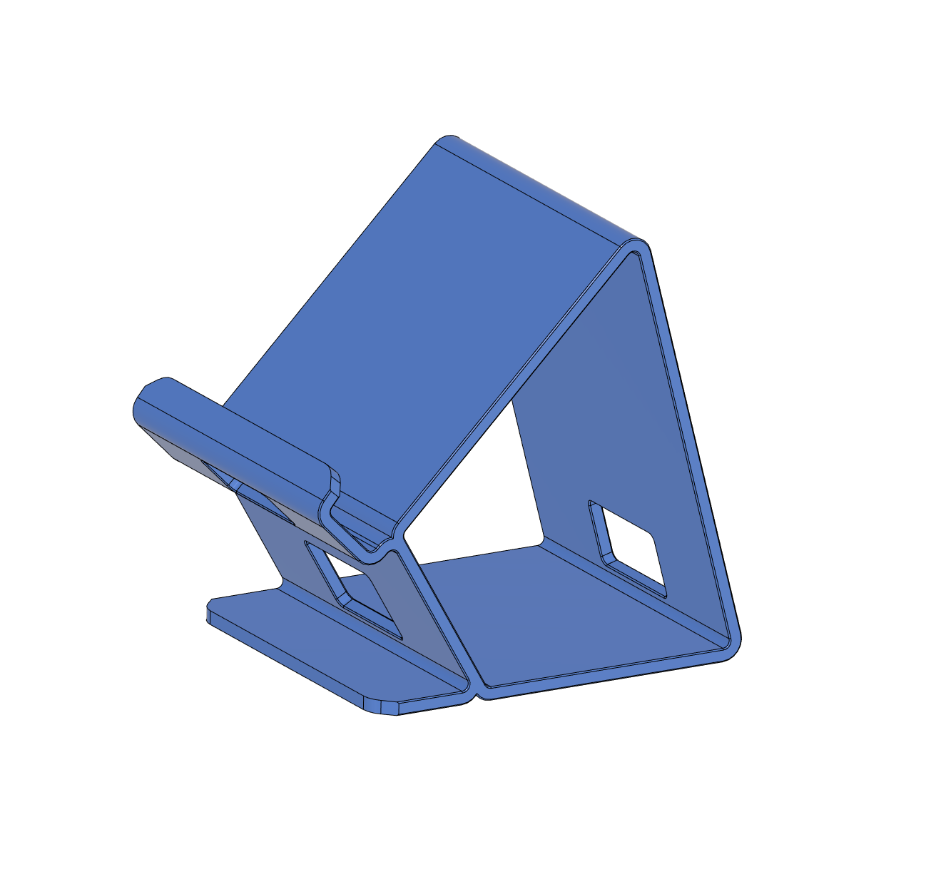 Simple Phone Stand - Multiple Sizes by Butterworth Design | Download ...