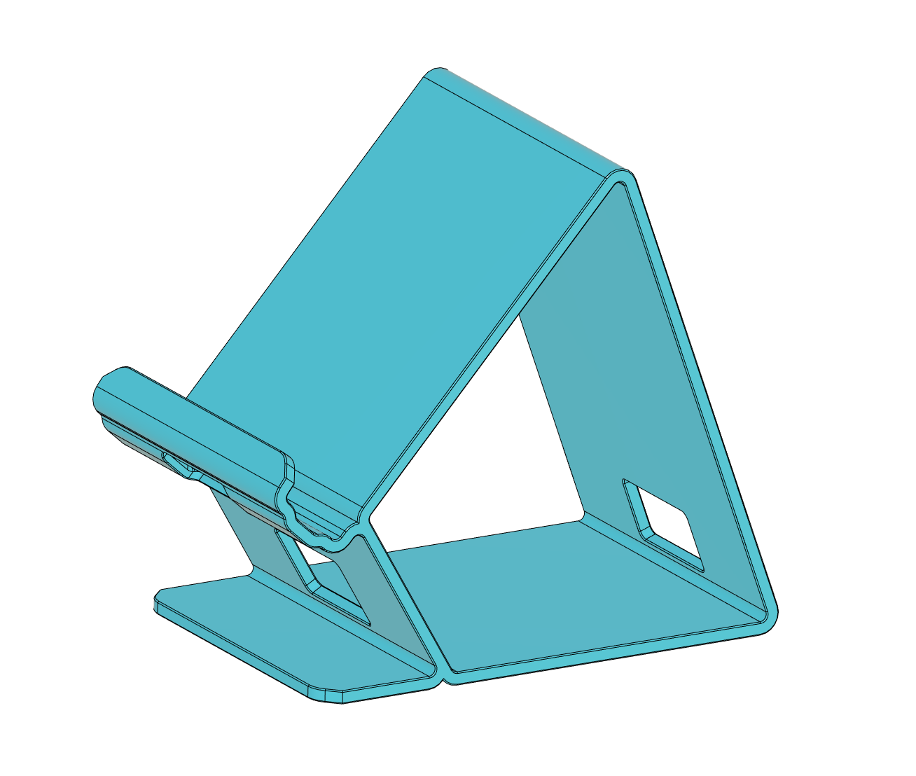 Simple Phone Stand - Multiple Sizes by Butterworth Design | Download ...