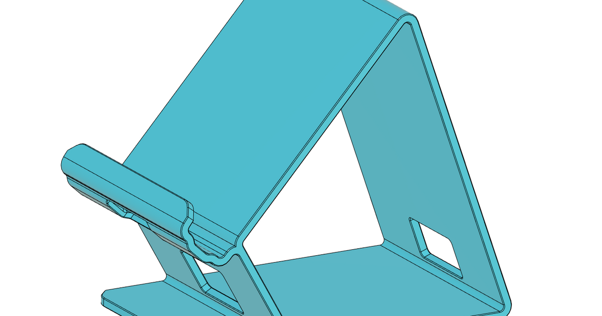 Simple Phone Stand - Multiple Sizes by Butterworth Design | Download ...