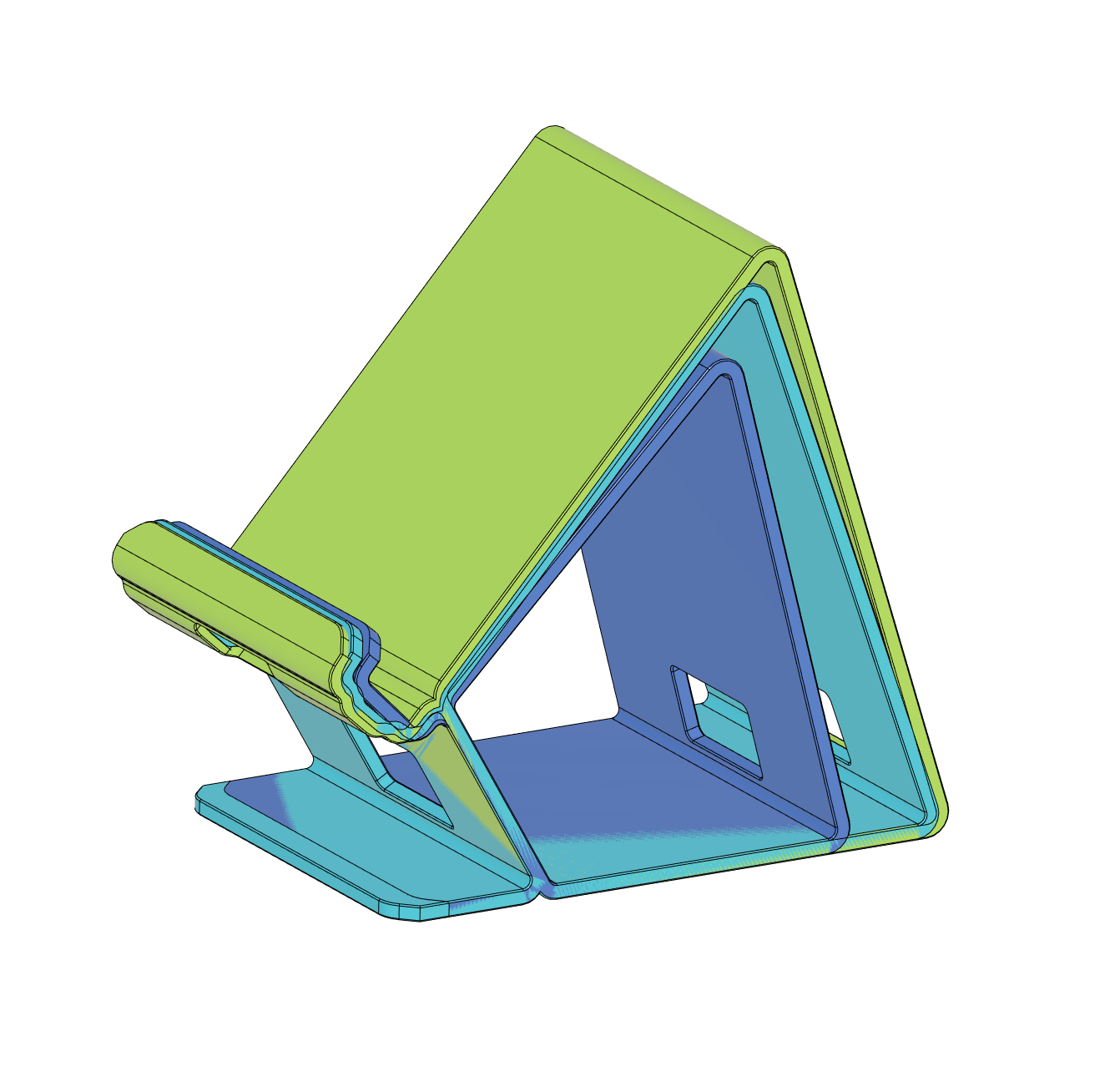 Simple Phone Stand - Multiple Sizes by Butterworth Design | Download ...