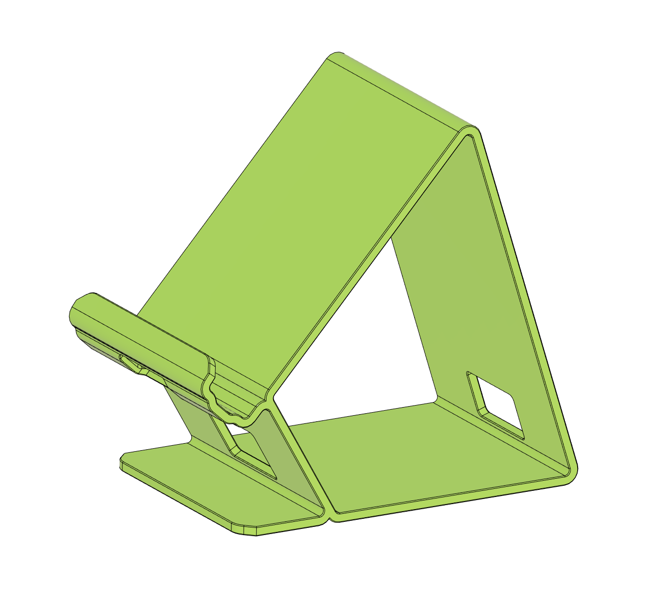 Simple Phone Stand - Multiple Sizes by Butterworth Design | Download ...