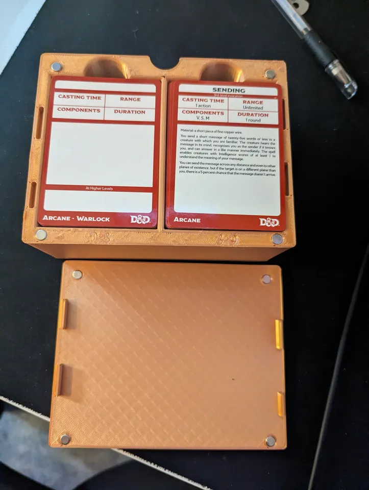 DND spellbook cards arcane box by Sinjablo | Download free STL model ...