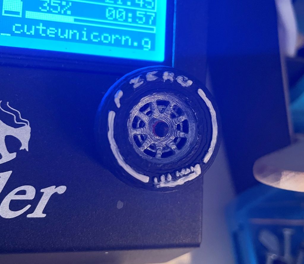 F1 Tire Ender 3 LCD Knob by radius_mcfly | Download free STL model ...