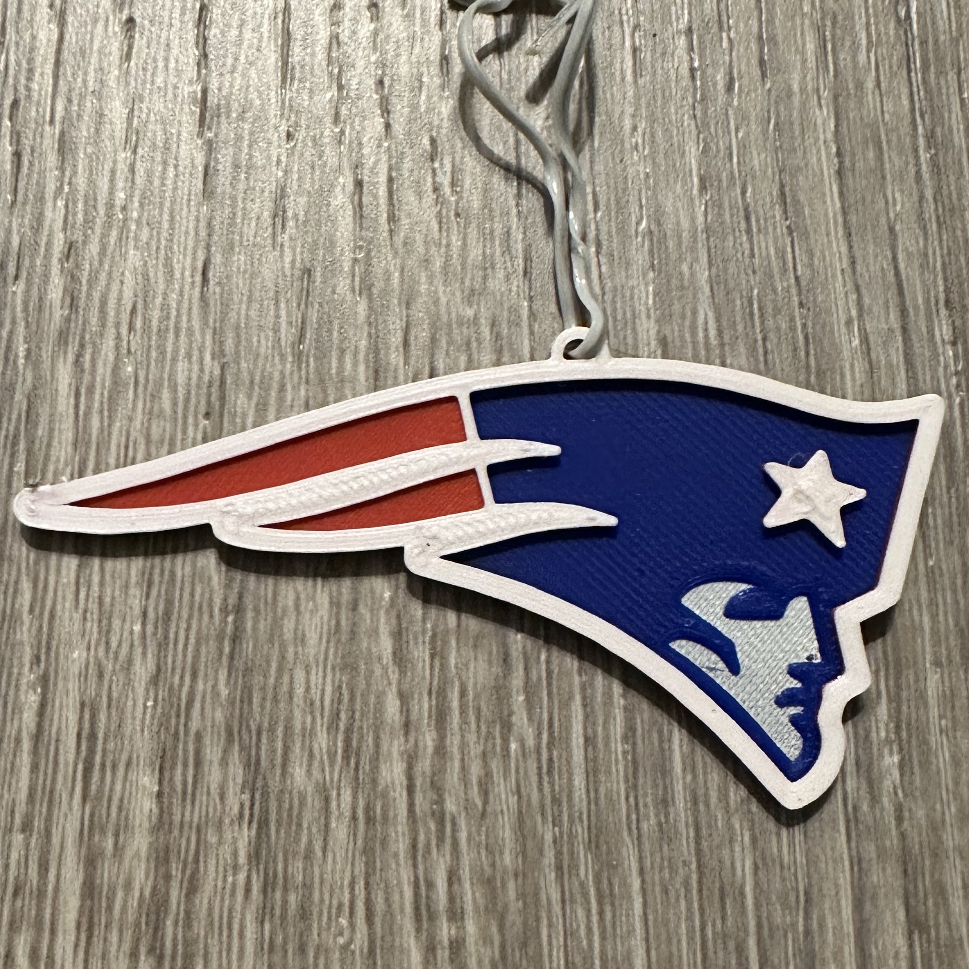 New England Patriots Flying Elvis Christmas Ornament by JJ XX ...