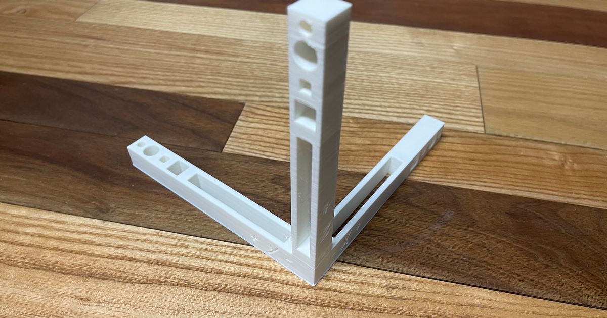 Calibration Corner 150x150x150 by Paul Phillips | Download free STL ...