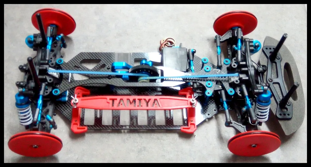Support accu Tamiya TA05 châssis carbone by lucdu19 | Download free STL ...