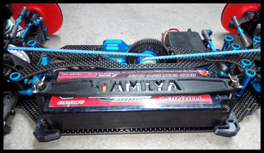 Support accu Tamiya TA05 châssis carbone by lucdu19 | Download free STL ...