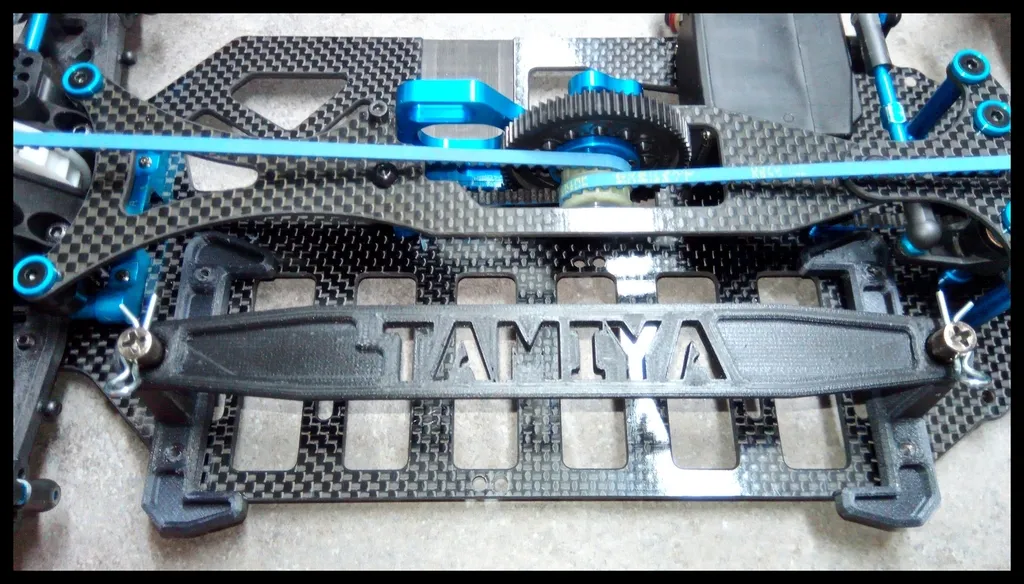Support accu Tamiya TA05 châssis carbone by lucdu19 | Download free STL ...