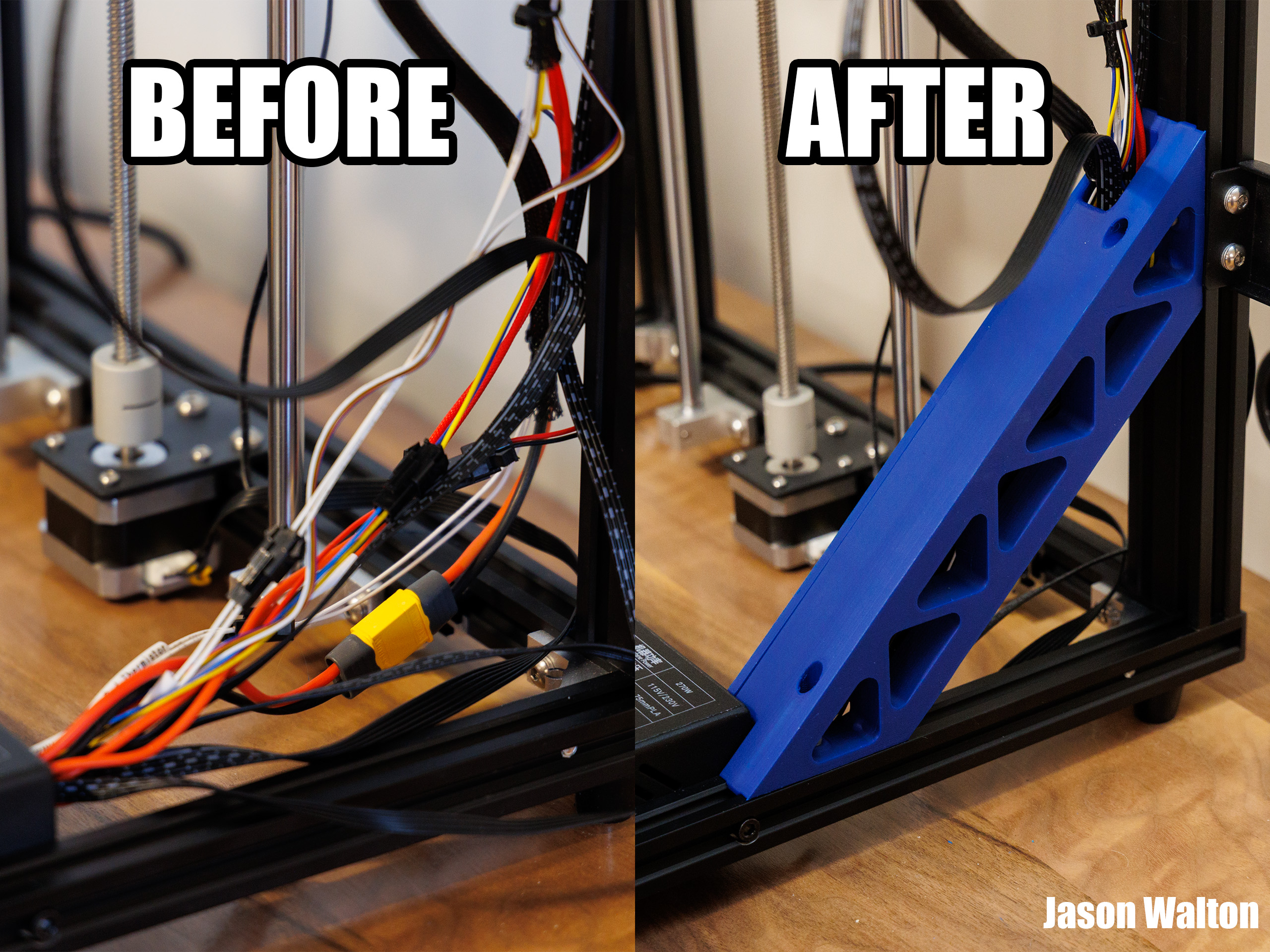Ender 5 Cable Management Brace by Jason Walton | Download free STL ...