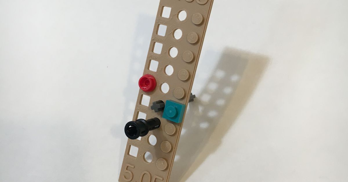 Parametric Lego Fit Test by yoyothechicken | Download free STL model ...