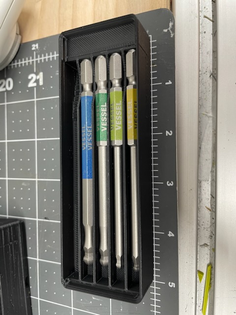 Gridfinity 3x1x3u 5x 100mm (~4") Bit Bin w/PFM Stackable by Greg ...