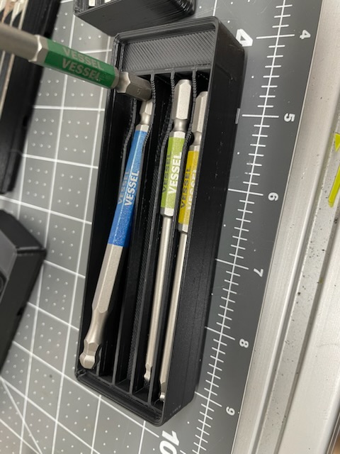 Gridfinity 3x1x3u 5x 100mm (~4") Bit Bin w/PFM Stackable by Greg ...