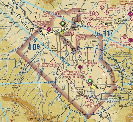 Montrose Regional Class E FAA Airspace Model part 107 / pilot by 3D-PT ...