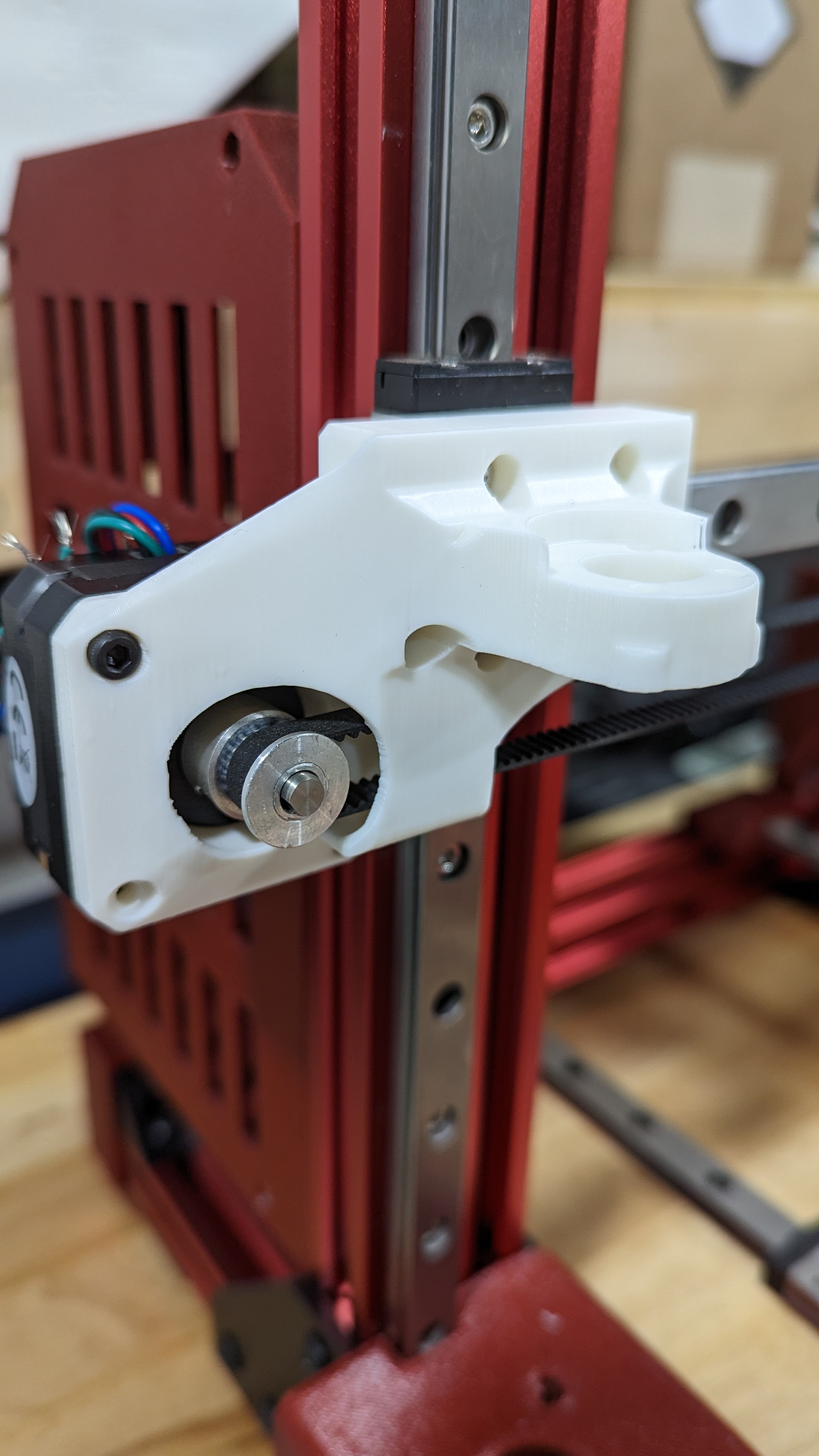 Prusa Bear Linear Rail MGN12H X Rail Bottom Belt by 3dKaos | Download ...