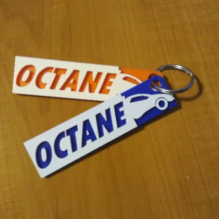 "Octane Swoosh" Keychain by MylerMaker3D | Download free STL model ...