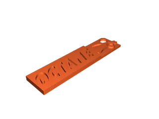 "Octane Swoosh" Keychain by MylerMaker3D | Download free STL model ...