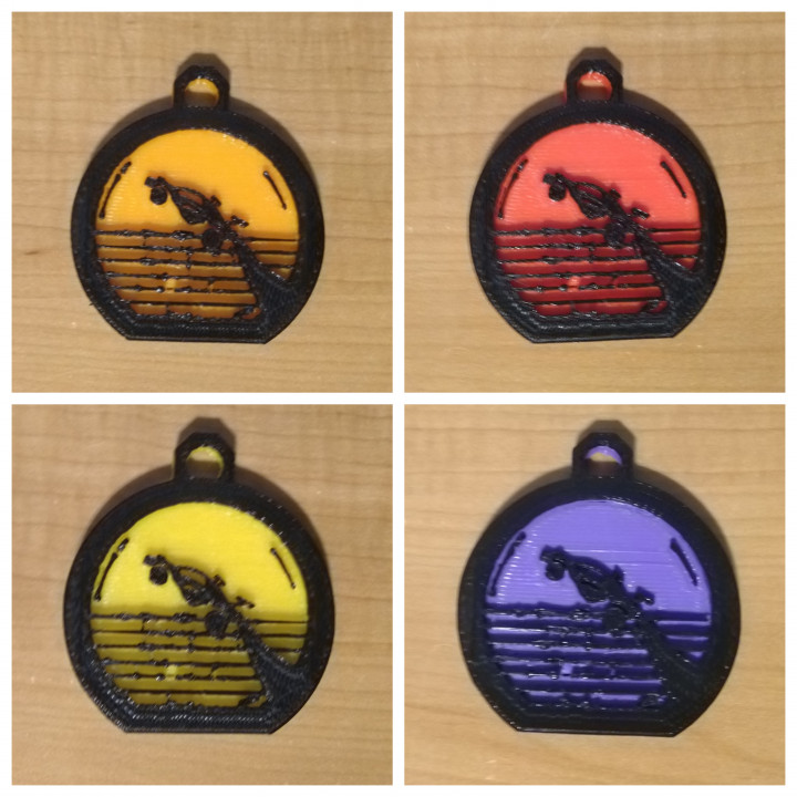 Octane Sunset Keychain - Rocket League by MylerMaker3D | Download free ...