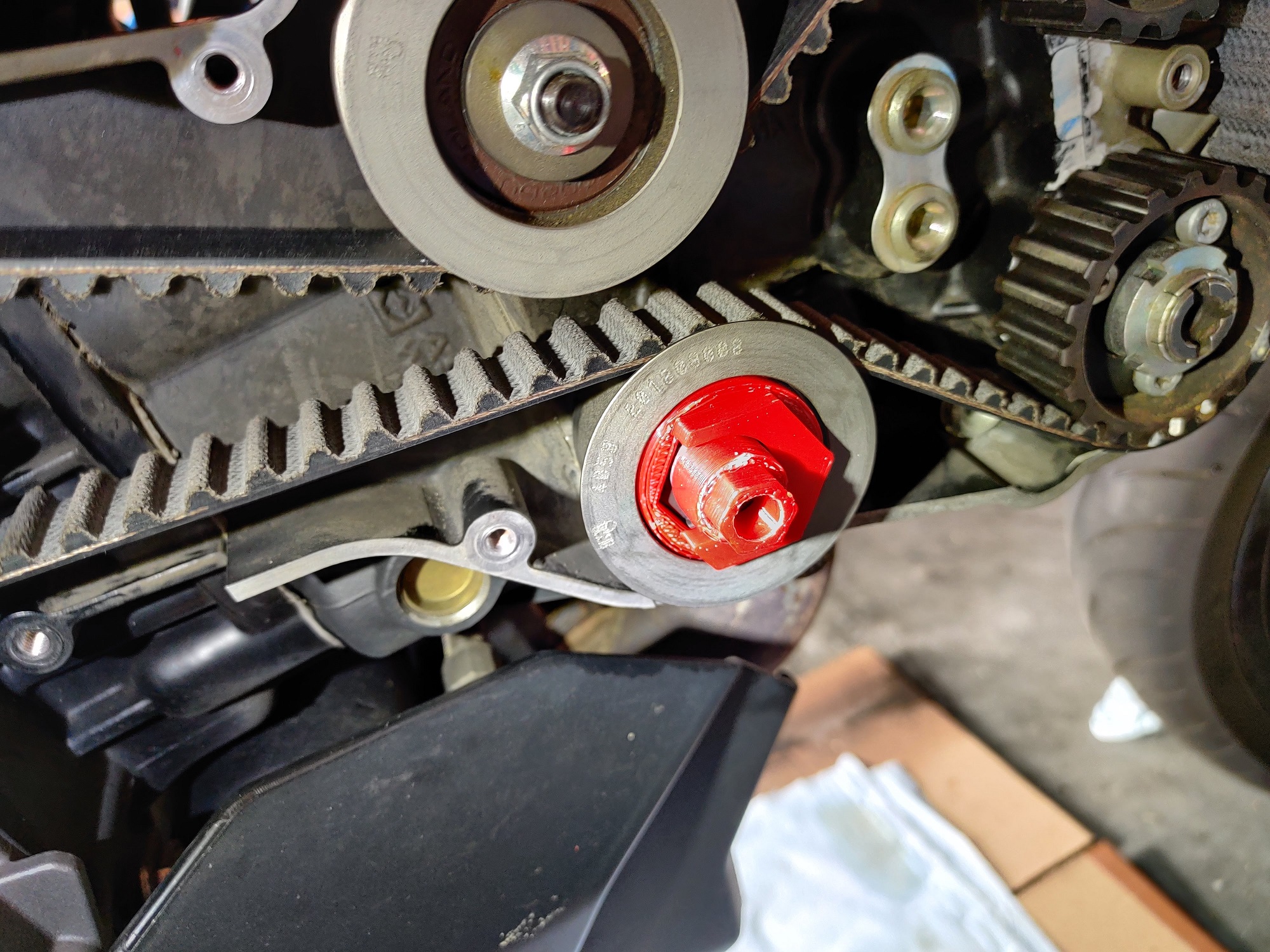 Ducati multistrada 950 timing belt tension by Jetro | Download free STL ...