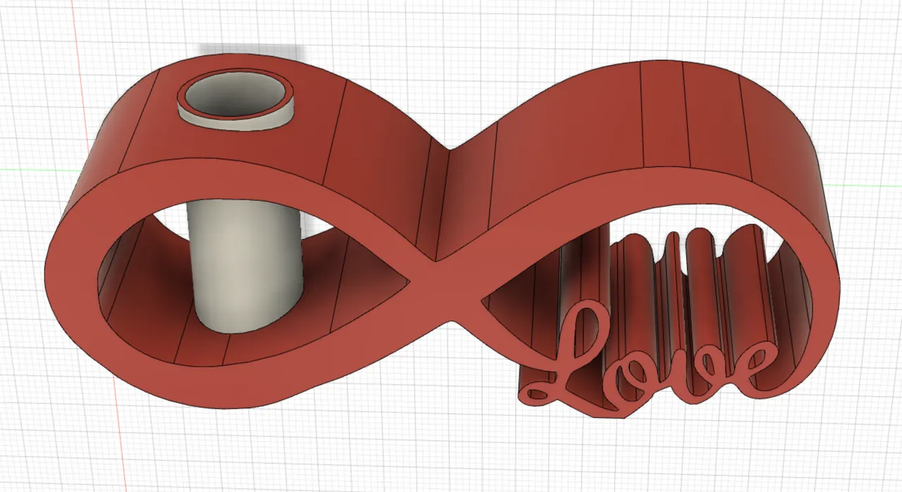 Vase infini "love" by PhenixPapillon | Download free STL model ...