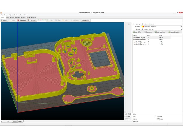 Raspi Zero Handheld Console by Carsten | Download free STL model ...