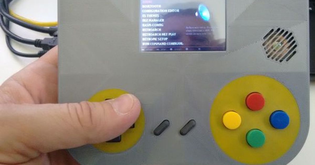 Raspi Zero Handheld Console by Carsten | Download free STL model ...