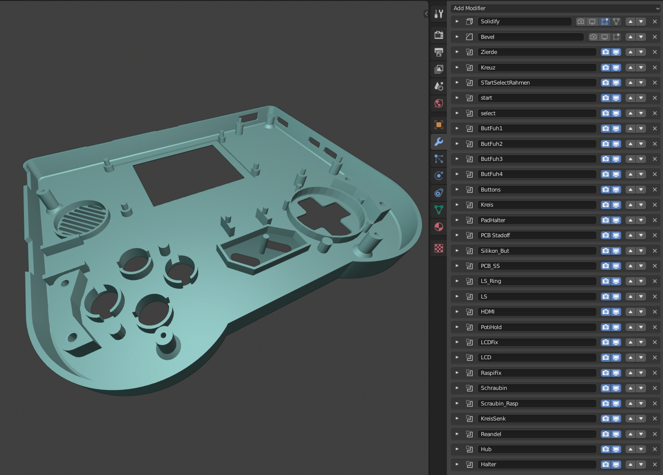 Raspi Zero Handheld Console by Carsten | Download free STL model ...