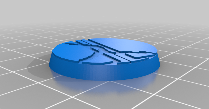 28mm Cracked Temple Bases by David León | Download free STL model ...