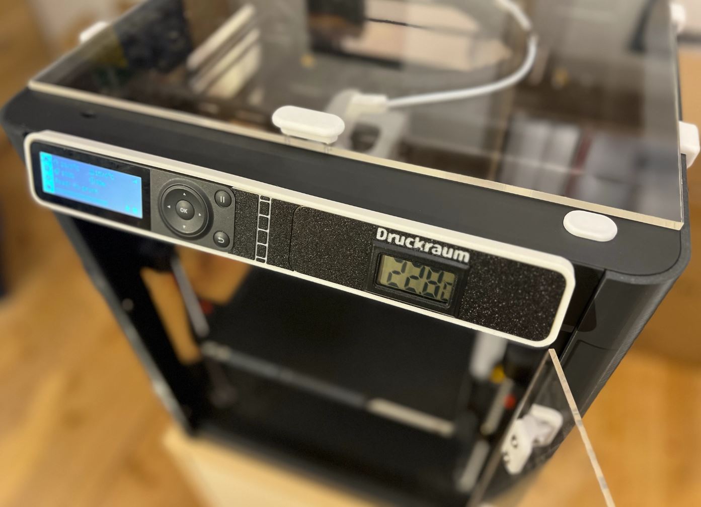 Bambu Lab P1P -> displayholder for temperature sensor The Bu Faceplate ...