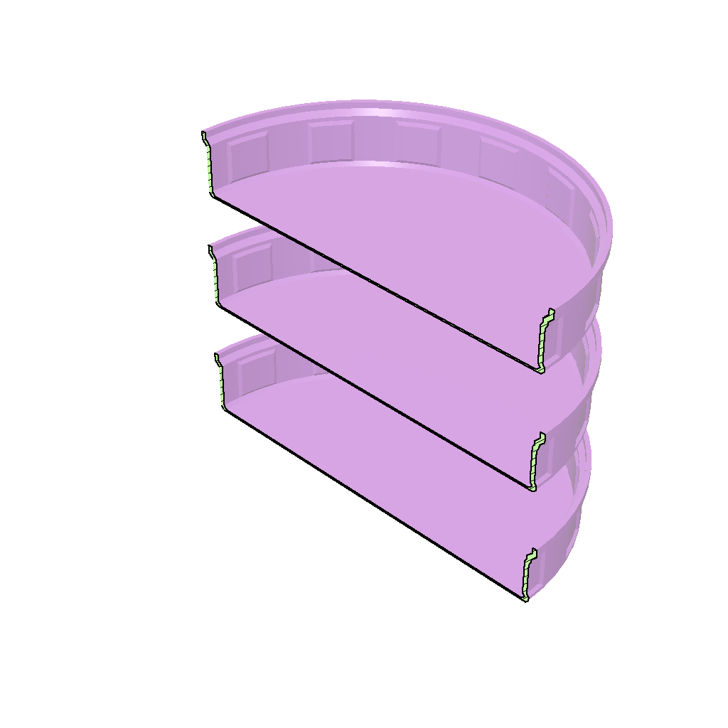 Stackable sieve / tray set by DaVinci2000 | Download free STL model ...