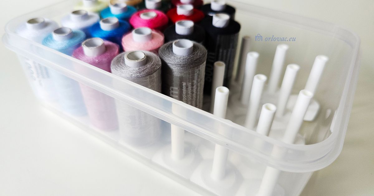 Sewing Thread Spools Organizer by Marin | Download free STL model ...