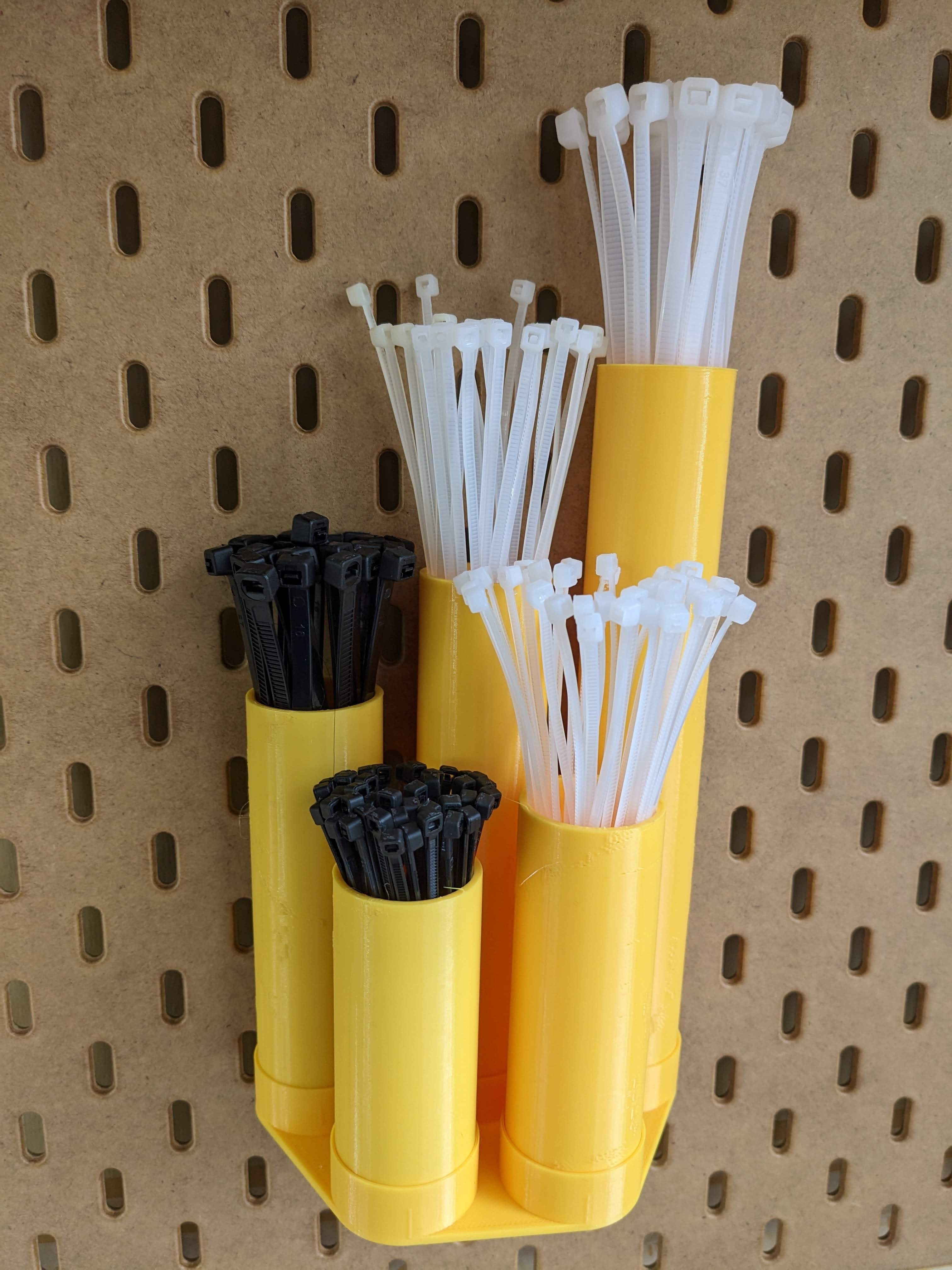 Tubes for JohnT's Skadis zip tie holder by MartinOs | Download free STL ...