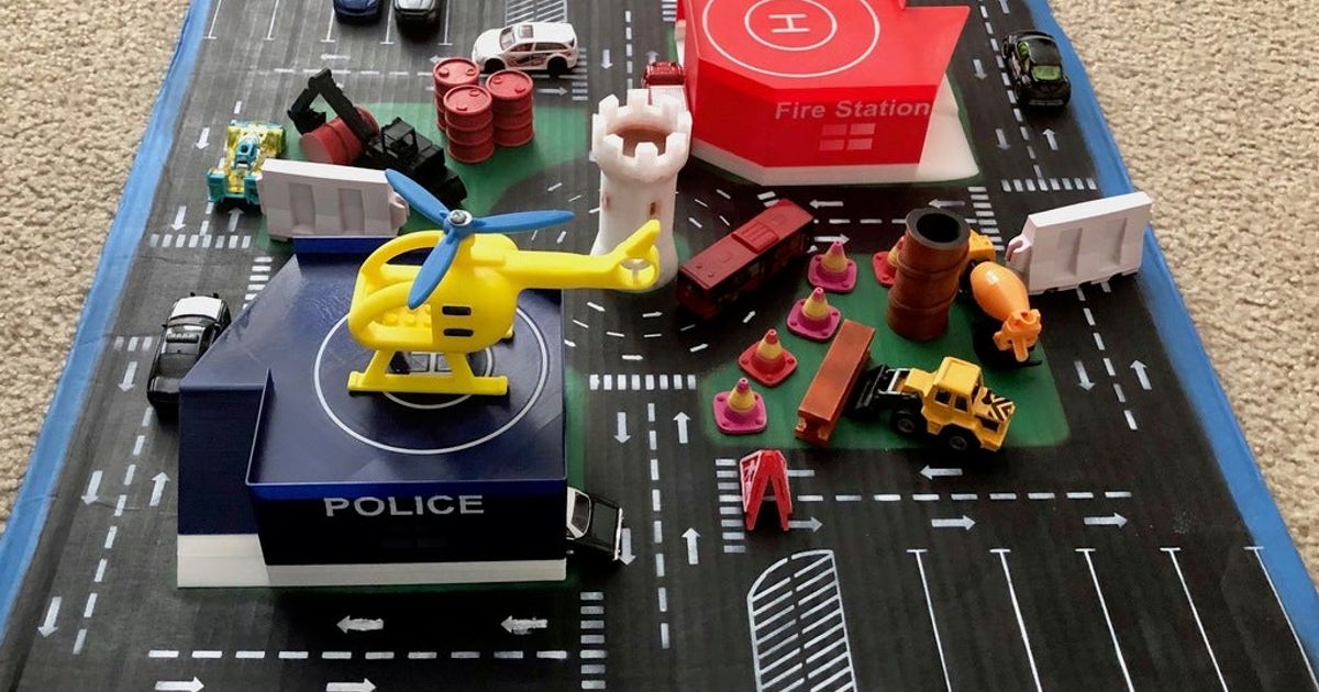 Child Street Map by Nikolai | Download free STL model | Printables.com