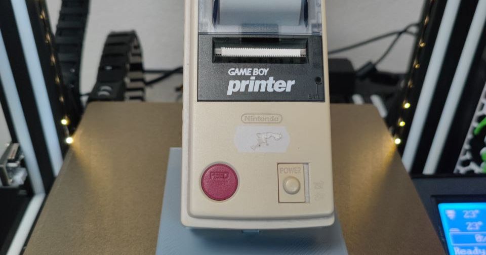 Game Boy Printer/Pocket Printer Stand by GuyWithAPrinter | Download ...
