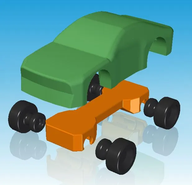 Toy Car by Ax | Download free STL model | Printables.com