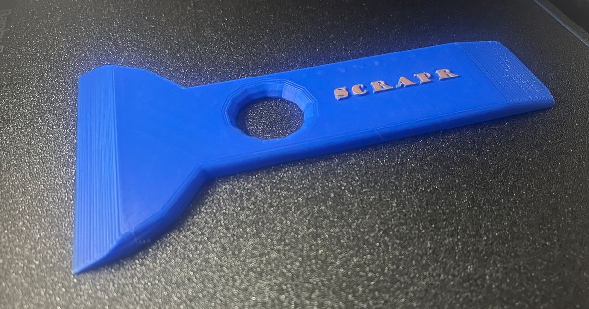 ScrapR - Scraper by DaJakY | Download free STL model | Printables.com
