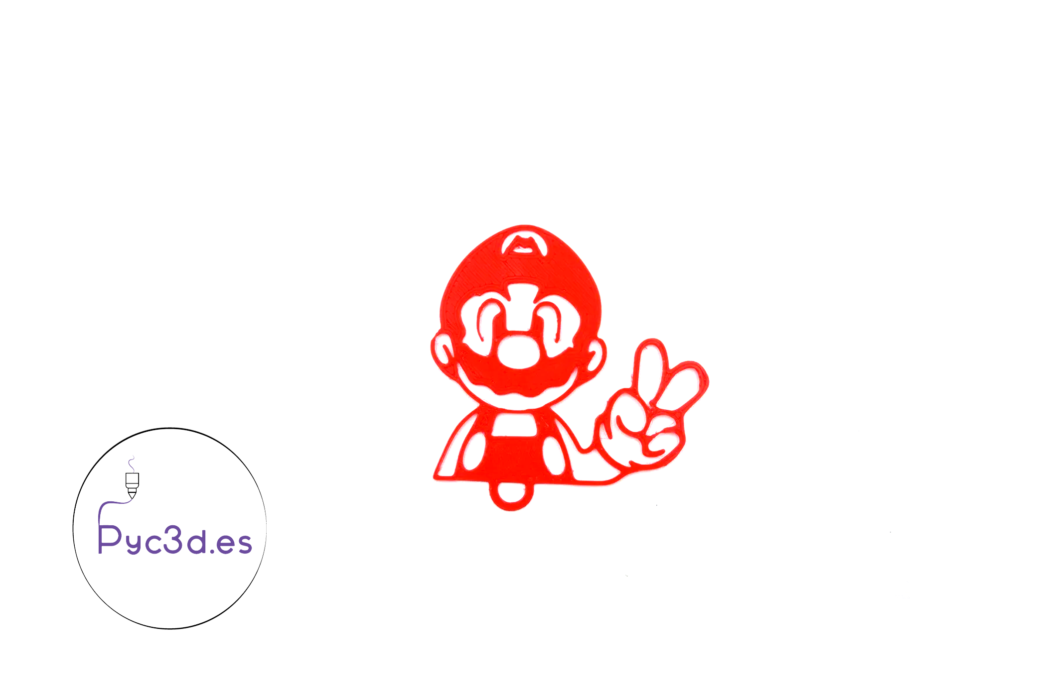 MARIO BROS VICTORY KEYCHAIN by PYC3D.ES | Download free STL model ...