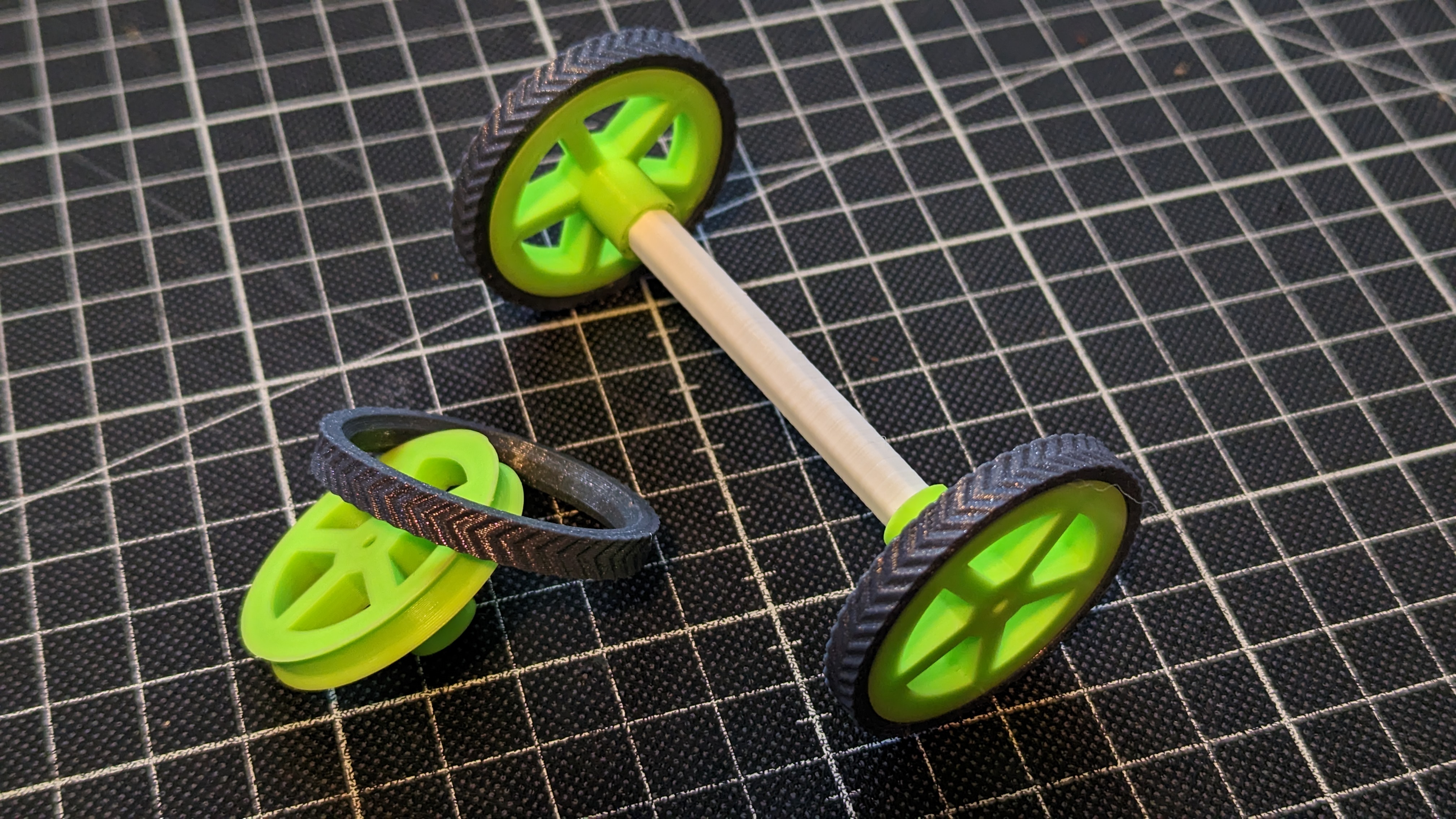 Tires for Small Springloaded Car by Mike | Download free STL model ...