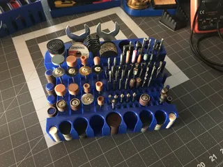Workshop Storage - Dremel Bit Storage by Mr Robot | Download free STL ...