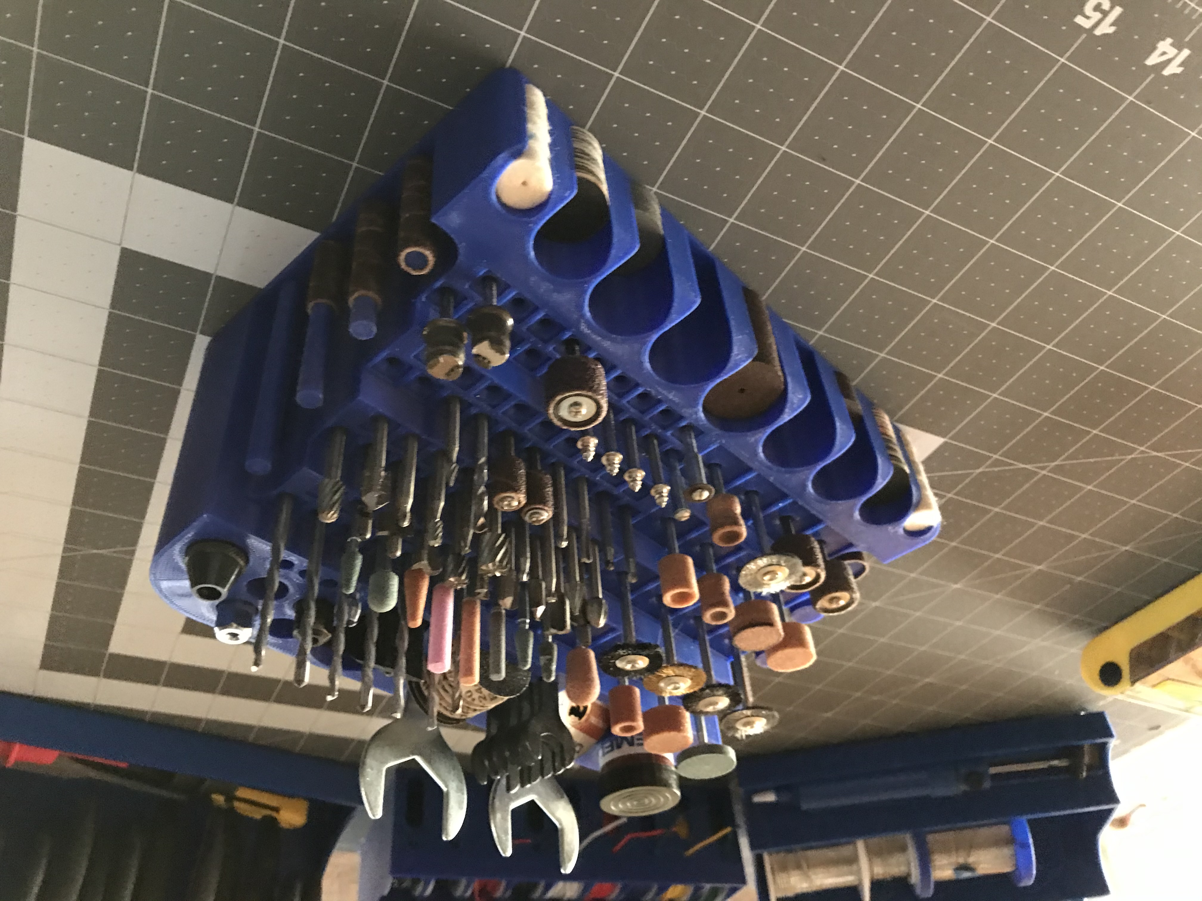 Workshop Storage - Dremel Bit Storage by Mr Robot | Download free STL ...