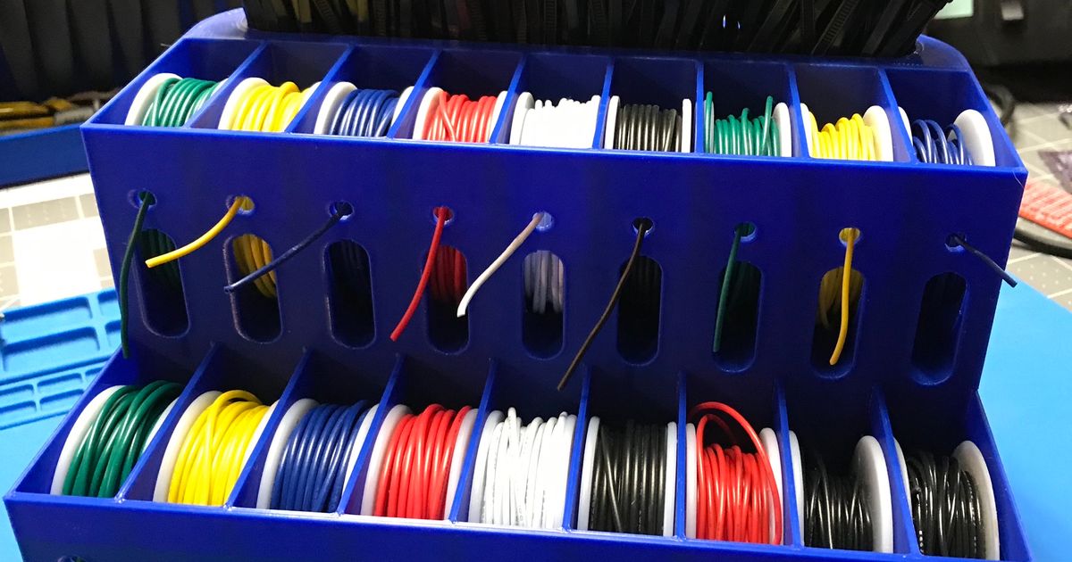 Workshop Storage - Wire Spool Storage by Mr Robot | Download free STL ...