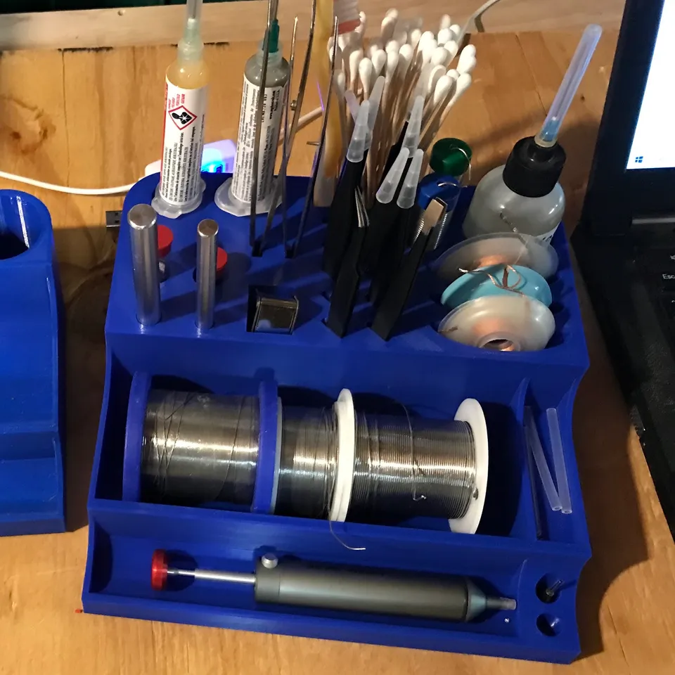 Workshop Storage - Solder Station by Mr Robot | Download free STL model ...