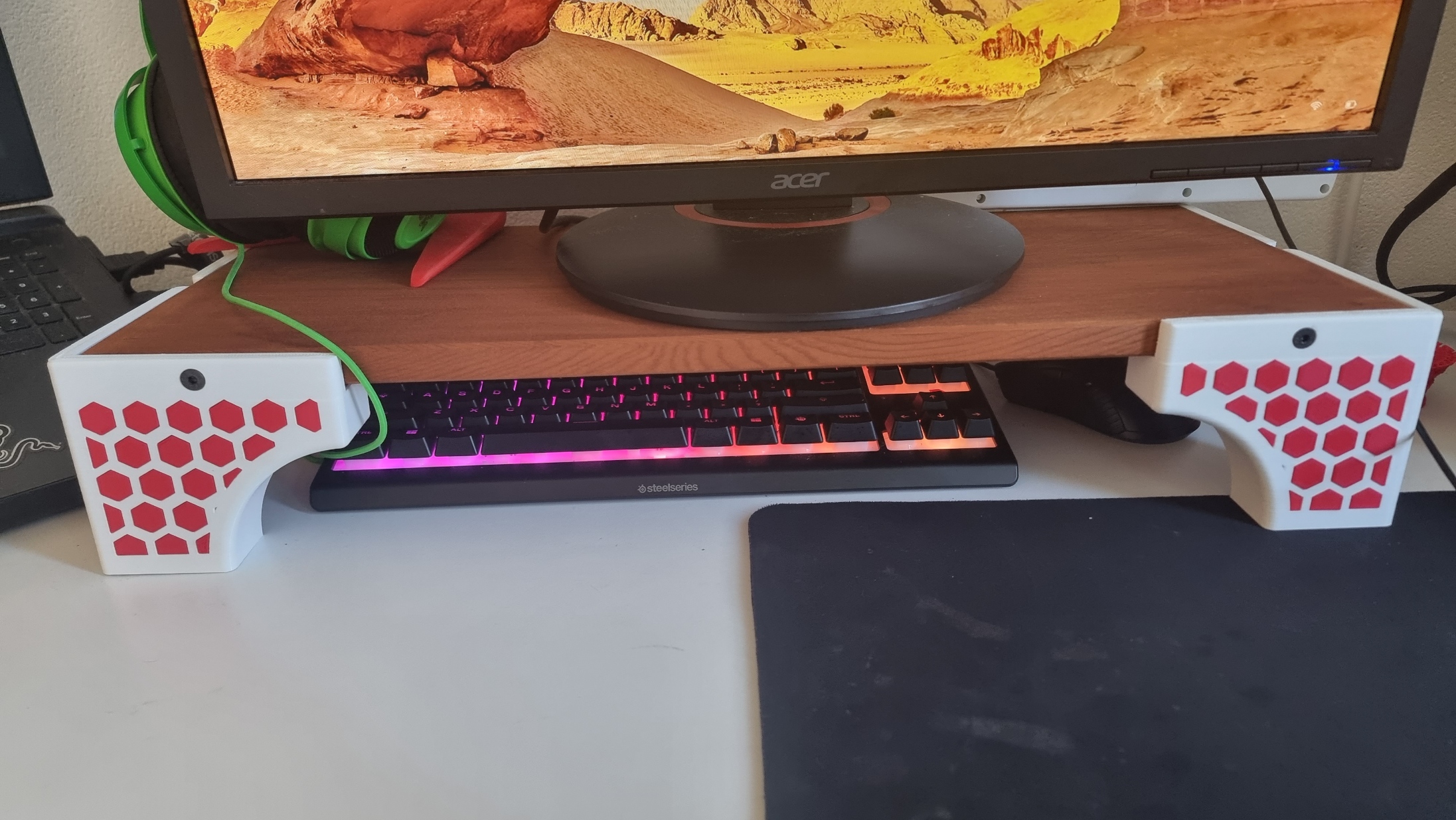Monitor Stand_(Corner Leg) by zahir azam | Download free STL model ...