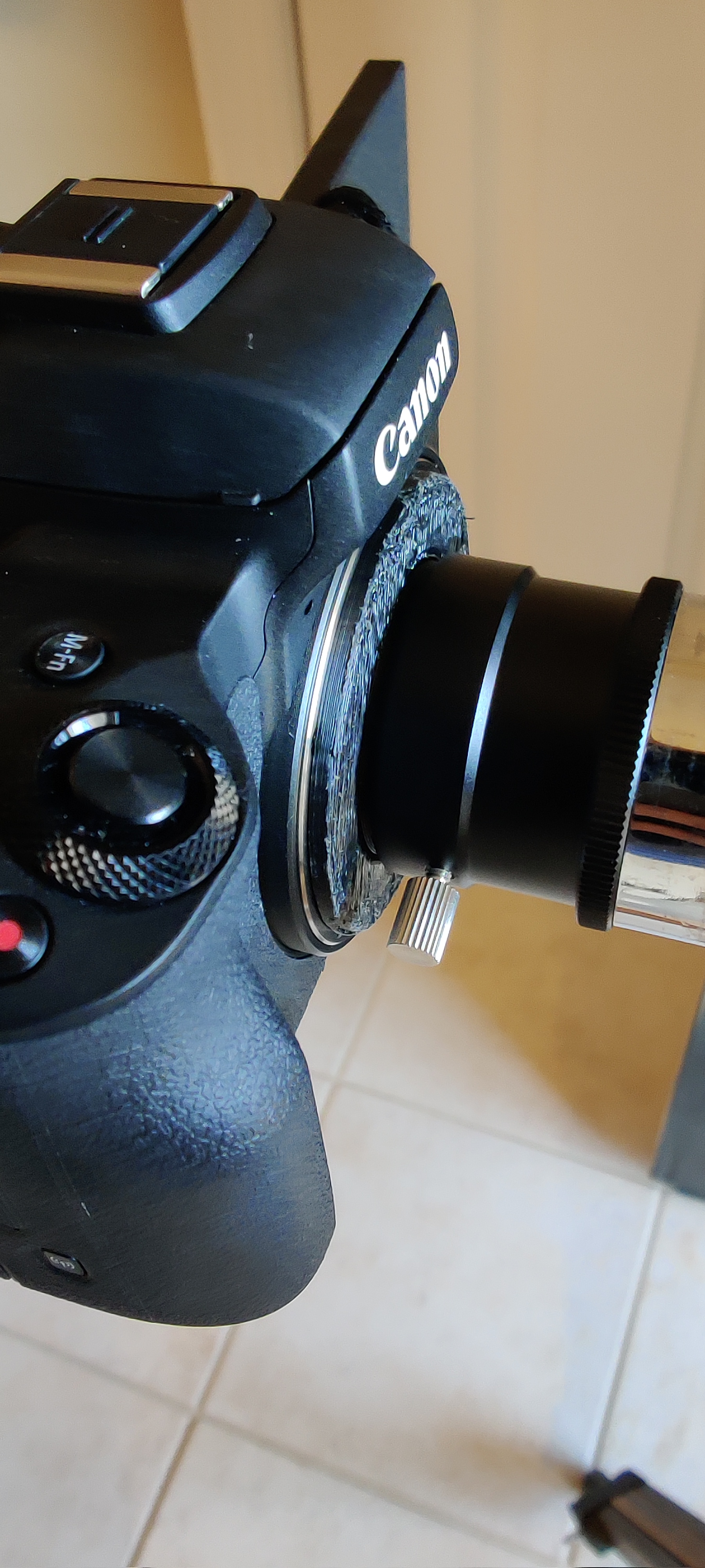Canon M50 EF-M to 1.25in scope adapter by Old Curmudgeon | Download ...