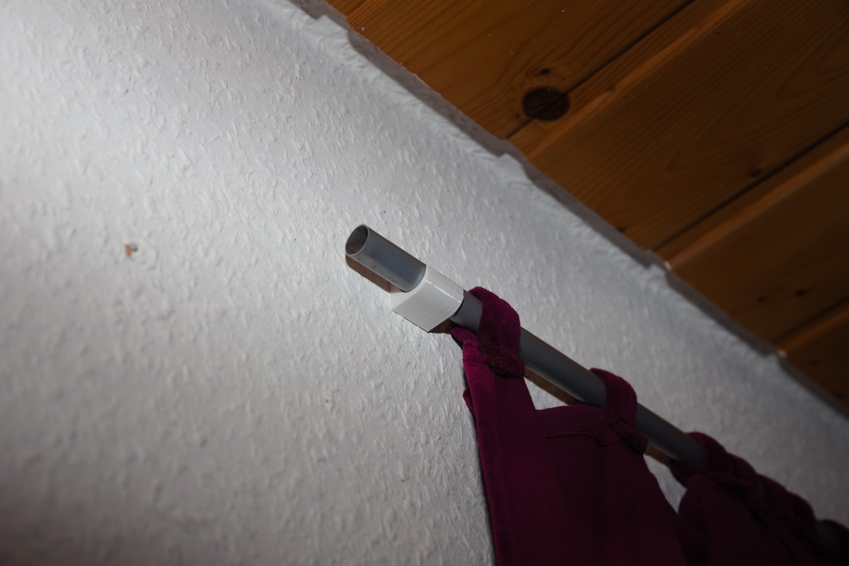 Rotatable Curtain Rod by Bene | Download free STL model | Printables.com