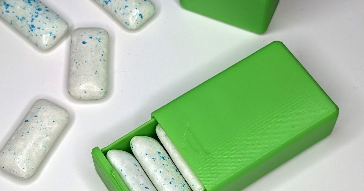 Pocket gum box by Oleksii Zhurbytskyi | Download free STL model ...