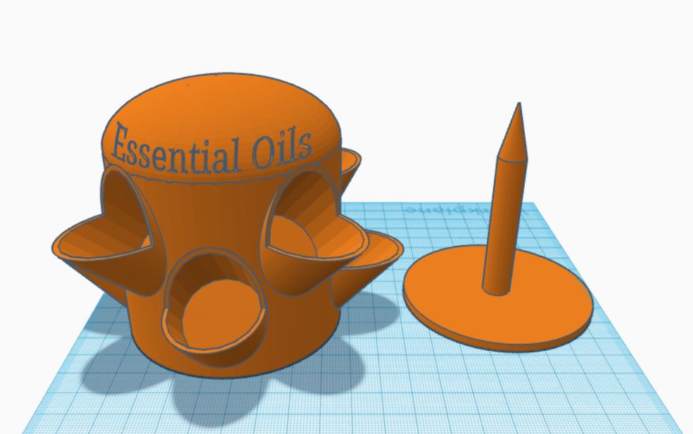 Essential Oils Rotative Stander by Bogdan FH | Download free STL model ...