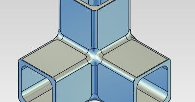 square tube - connect-1-20x20mm 90° von Jux91 | Kostenloses STL-Modell ...