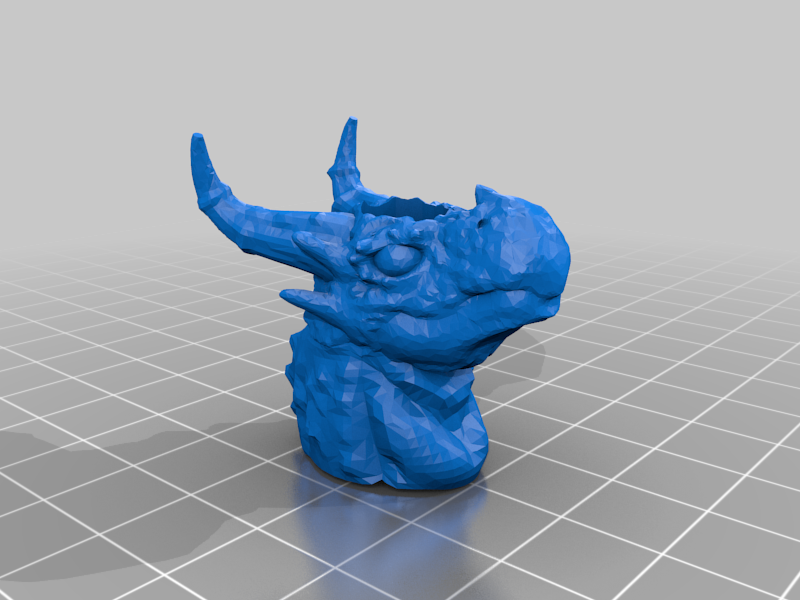 Proud Dragon Straw Topper by KyuubiNight | Download free STL model ...