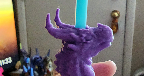 Proud Dragon Straw Topper by KyuubiNight | Download free STL model ...